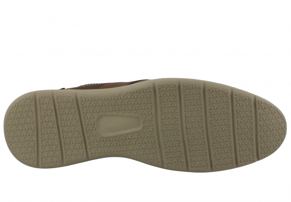 POD ASTON cognac leather lace-up casual shoes - Bigfootshoes